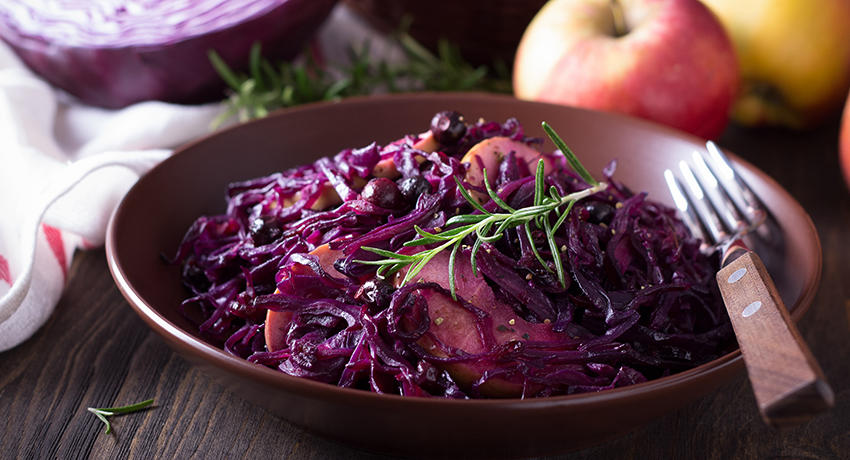 Braised Red Cabbage with Apple | AGA Living