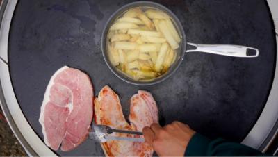 how to cook gammon on a weber